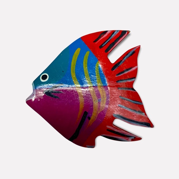 Jewelry | Brooch Fish Vintage Wood | Poshmark